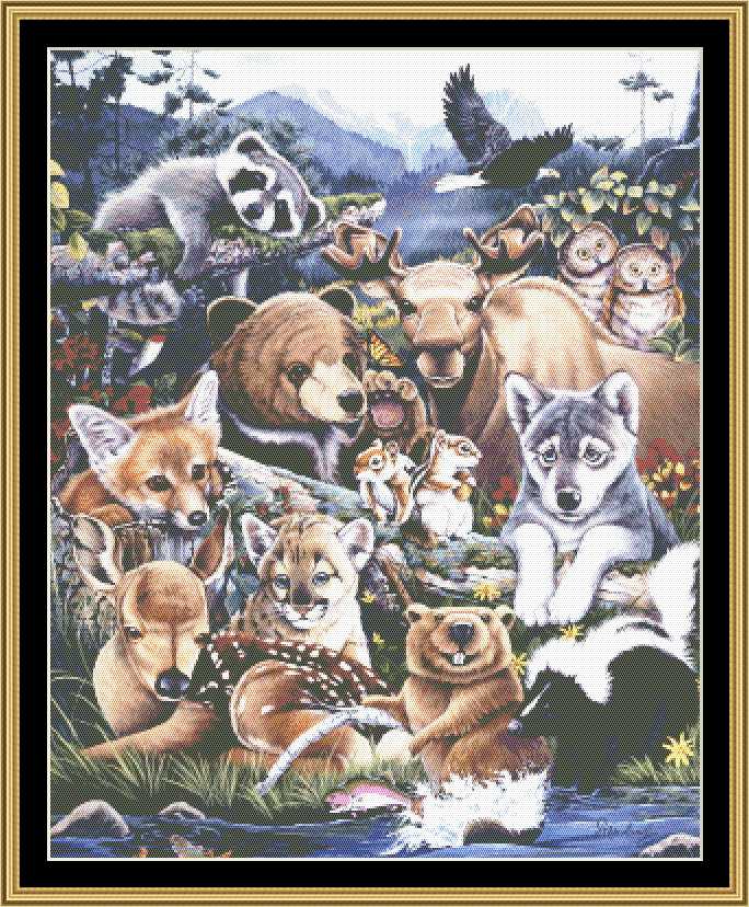 Forest Friends | Crafting | Cross-Stitch | Animals