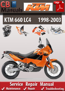 KTM 660 LC4 1998-2003 repair manual – factoryworkshopmanual